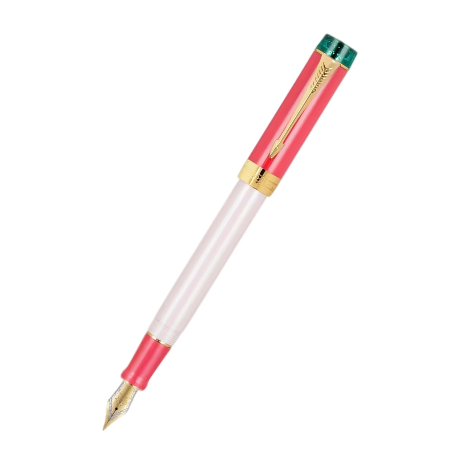 Jinhao-Century-100-Guava-color-fountain-Pen-with-Heartbeat-standard-F ...
