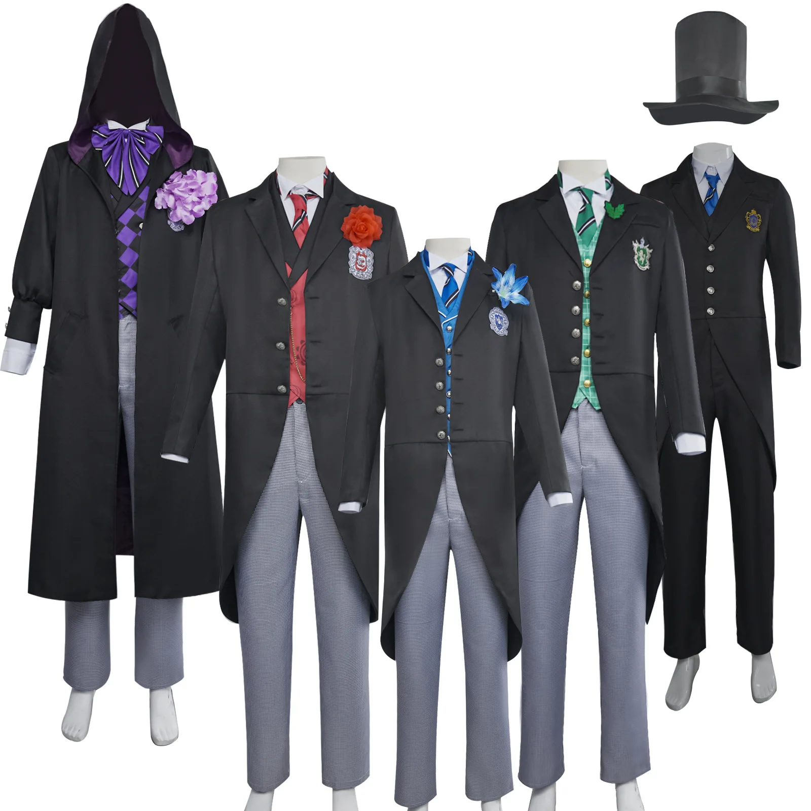 Black Butler Cosplay Costumes, Edgar Harman, Lawrence Gregory, And ...