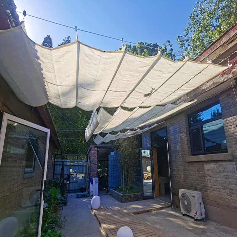 2M width x 6M Length Waterproof Slide Canopy Retractable awning Pergola ...