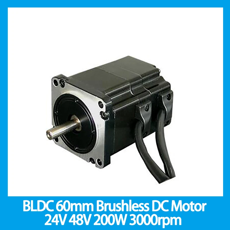 BLDC 60mm Brushless DC Motor 24V 48V 200W 3000rpm - AliExpress 13