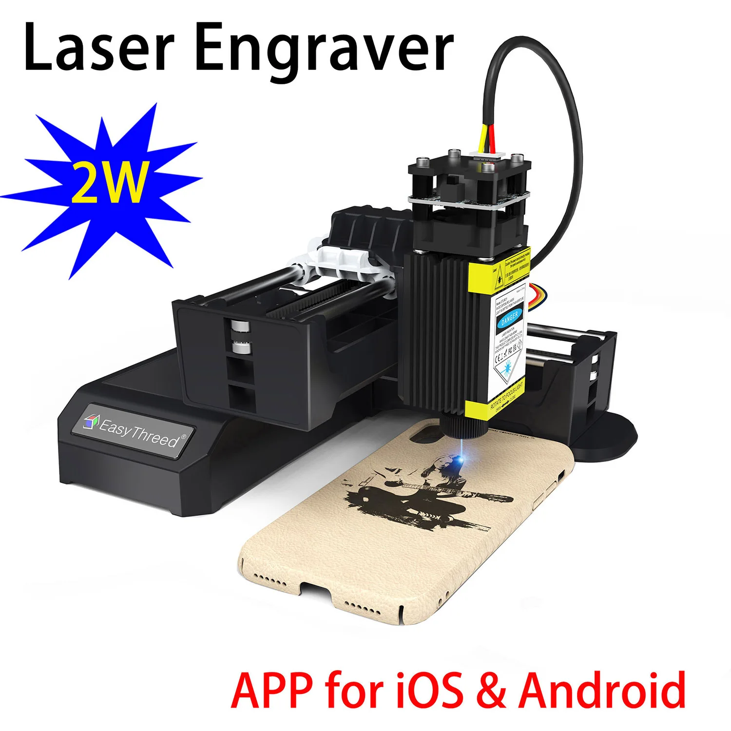 EasyThreed Laser Engraver 2W: A Practical Guide for Beginners Using App ...