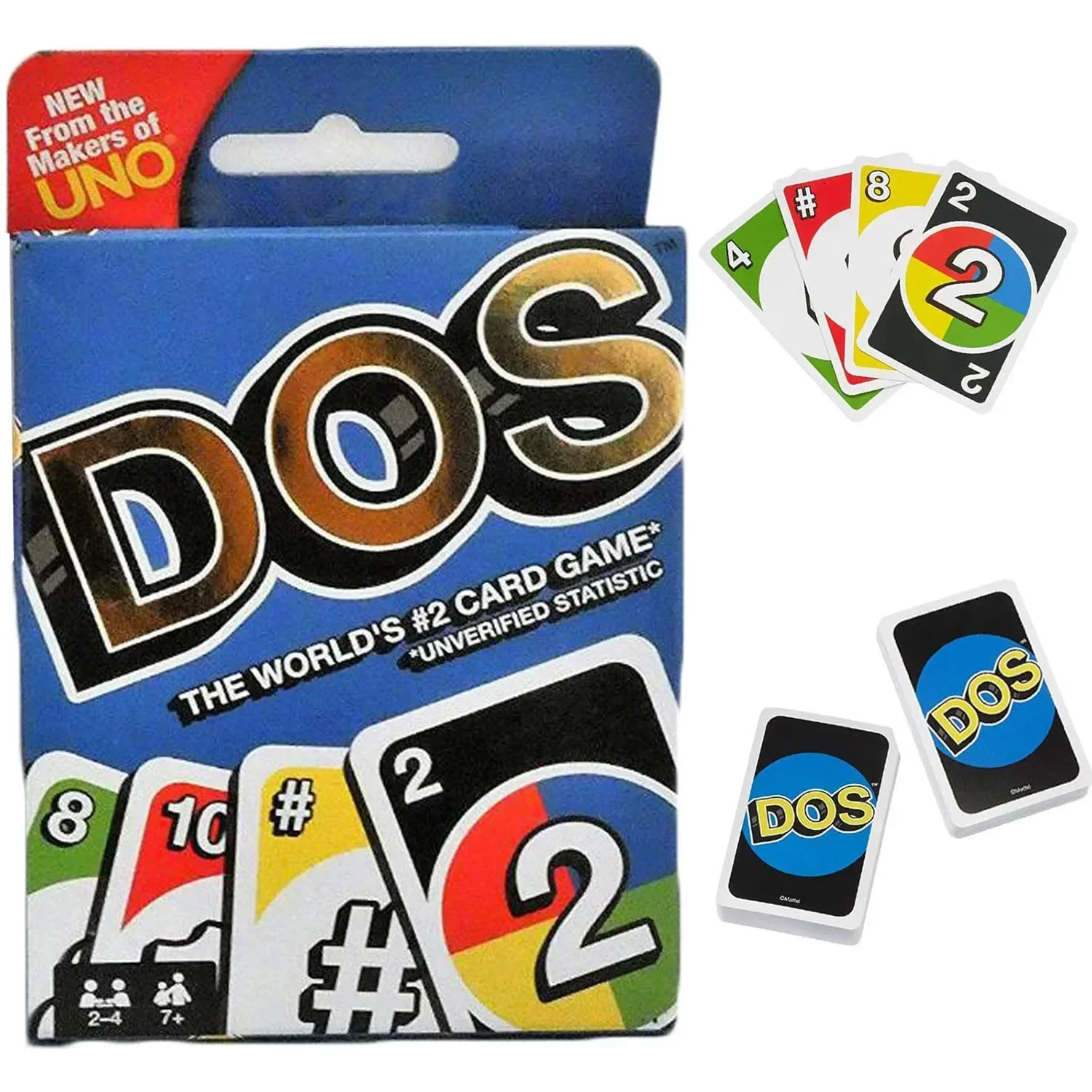 UNO-Dos-Card-Game-Family-Party-Board-Game-Toys-Fun-The-World-s-2-Card ...