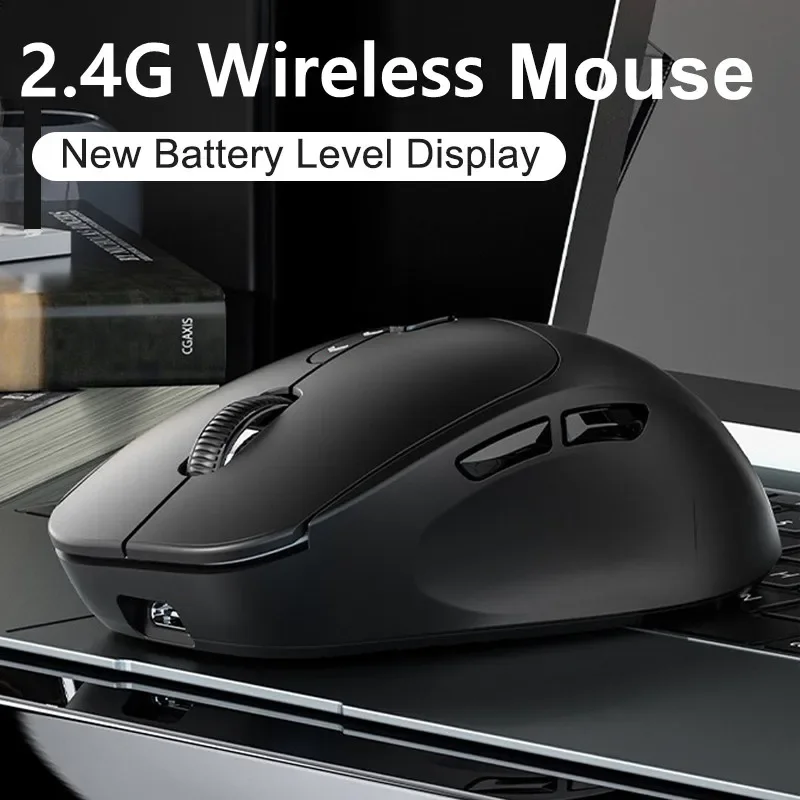 2.4G Wireless Gaming Mouse Rechargeable DPI Adjustable 6-Button ...