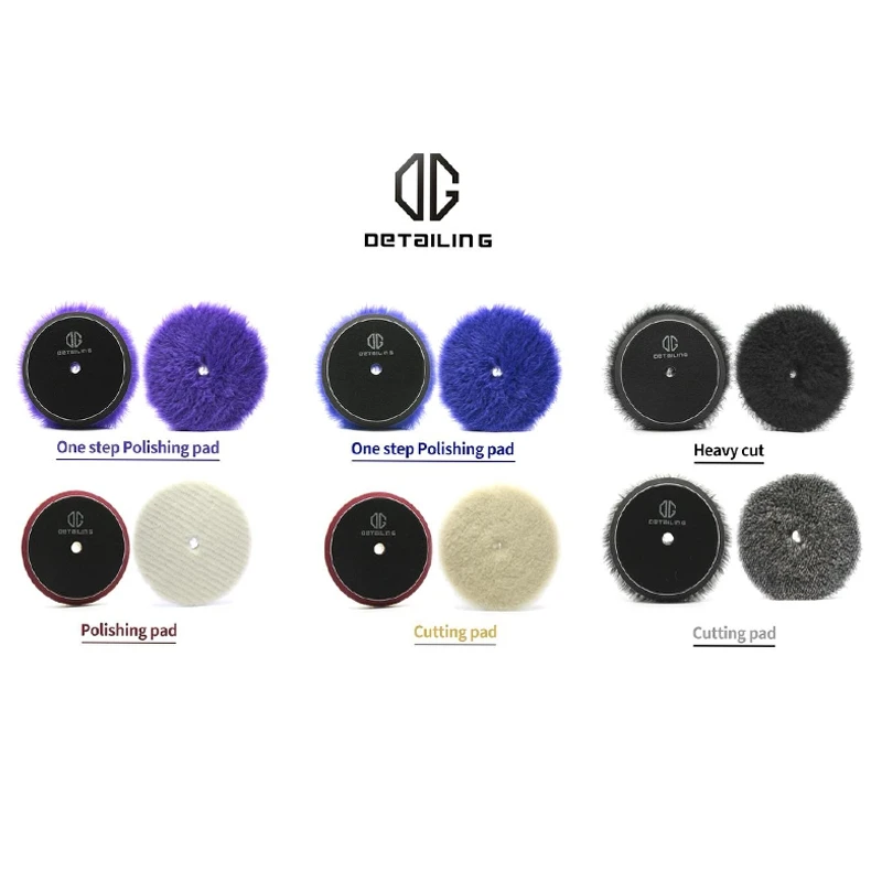 DETAILING-Top-Grade-100-Lamb-Wool-Polishing-Pad-Car-Polish-Wool-Buffing ...