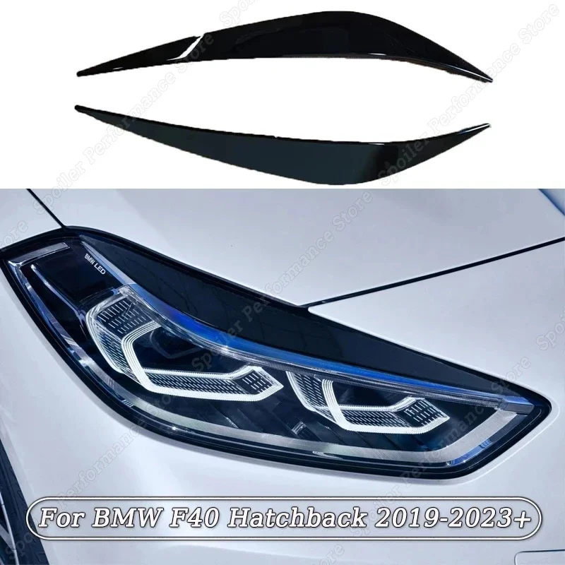For-BMW-1-Series-F40-Hatchback-2019-2023-2Pcs-Gloss-Black-Front ...