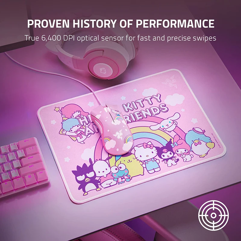 Mouse e Mousepad RAZER x Sanrio Hello Kitty e Amigos [Edição Limitada ...