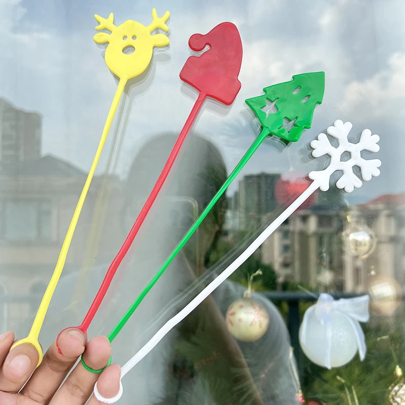 5/10/20pcs Fun Kids Christmas Party Favor Mini Sticky Xmas Tree Elk ...