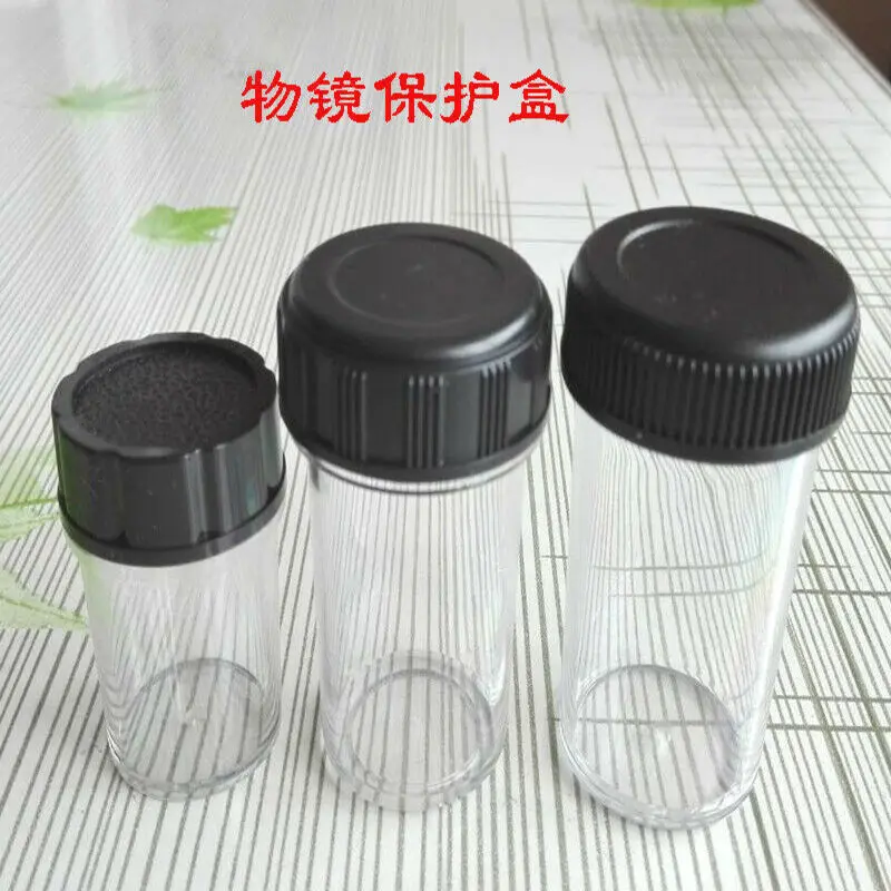 5-PCS-Microscope-Objective-Lens-Protection-Box-RMS-Thread-Microscope ...