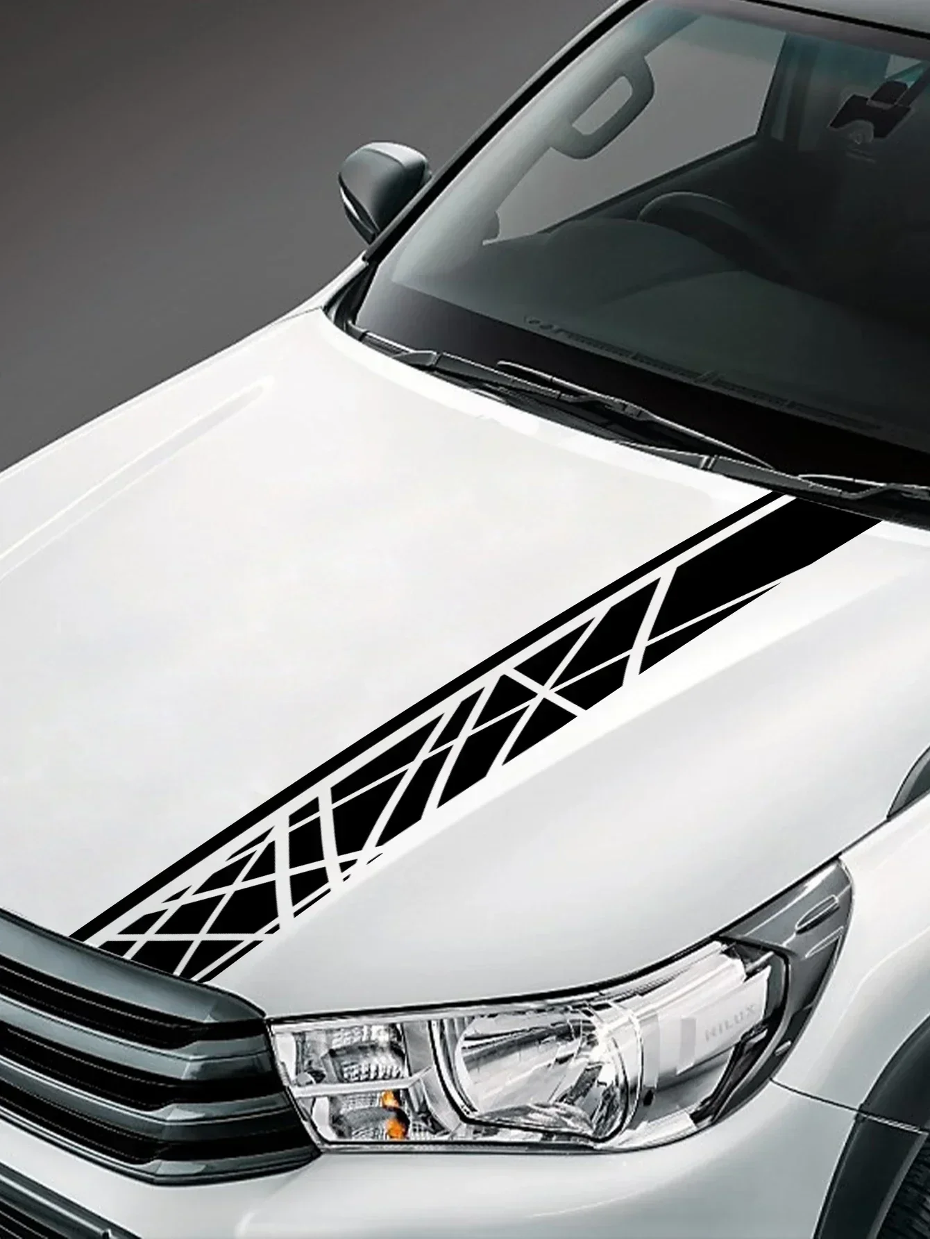 Front Hood Sticker For Toyota Hilux Revo SR5 2015 - 2017 Pickup Car ...