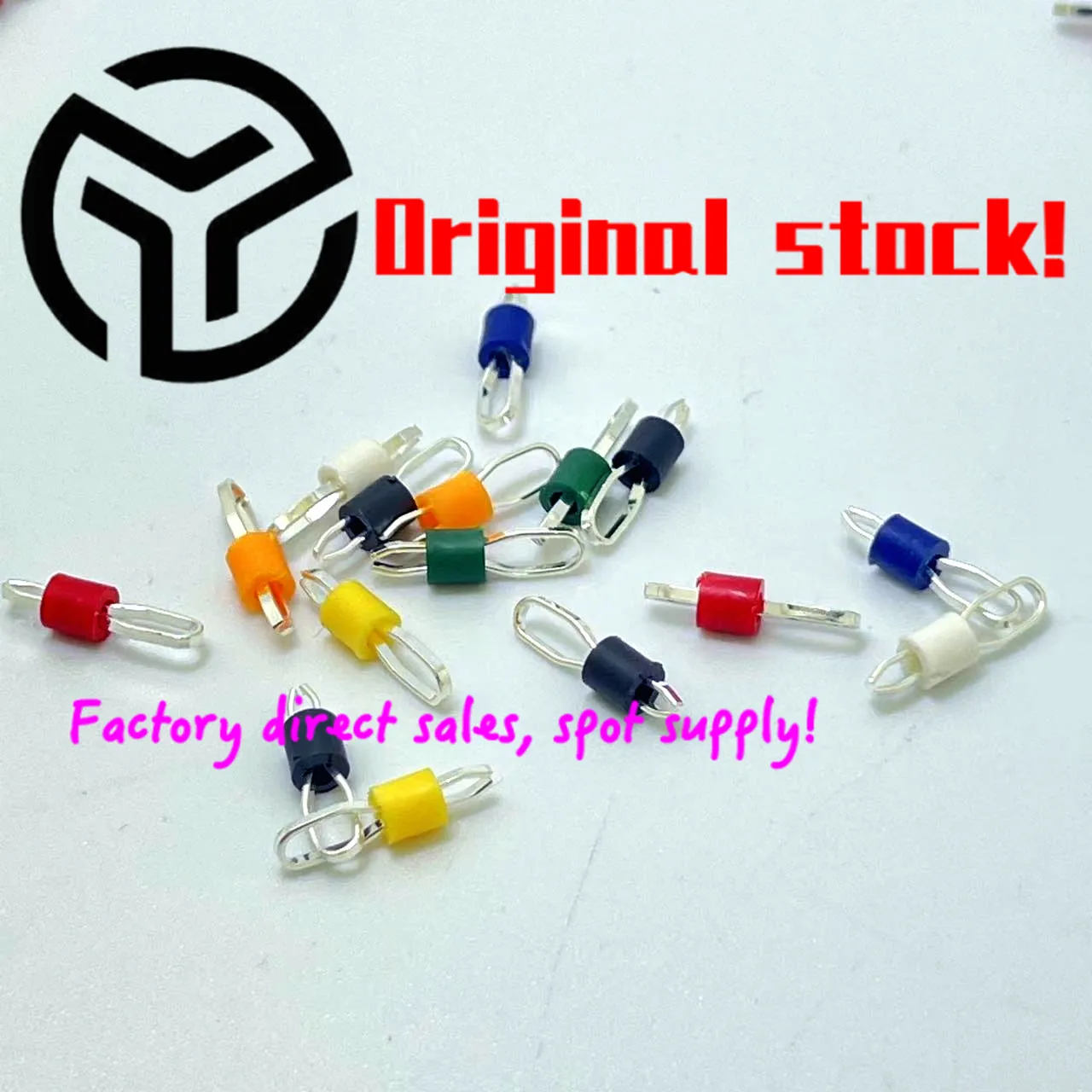 50PC-5010-Thimble-Copper-Rod-Test-Ring-PCB-Board-Test-Point-Test-Pin-1 ...