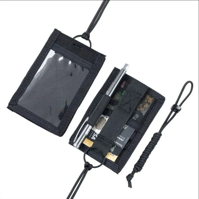 NEW-Tactical-ID-Card-Holder-Hook-Loop-Patch-Tour-Guide-Badge-Holders ...