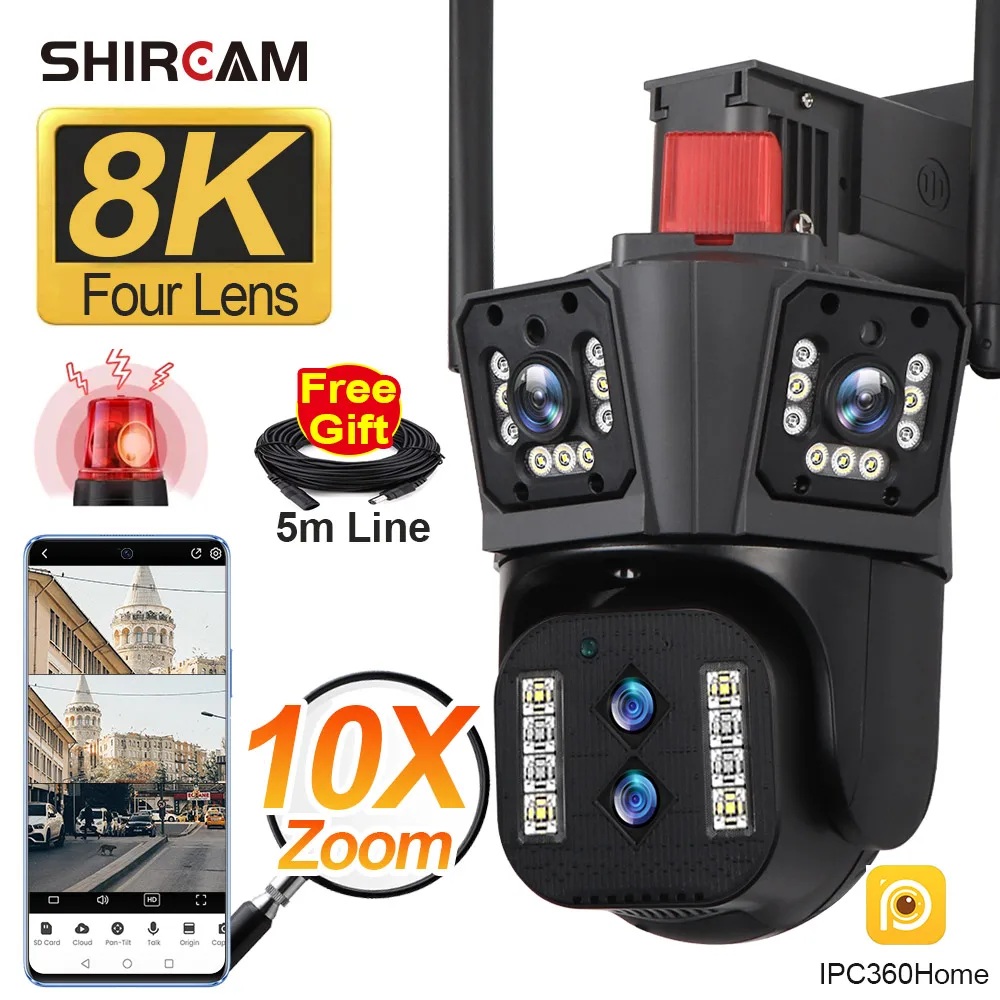 UHD-8K-PTZ-WIFI-IP-Camera-Outdoor-10X-Optical-Zoom-Auto-Tracking ...