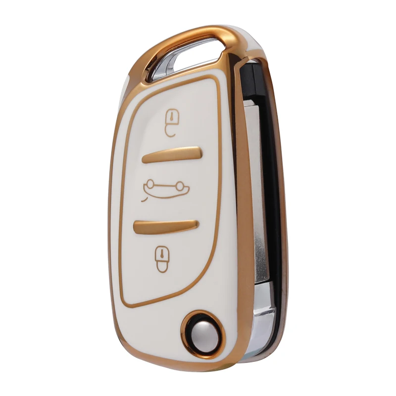 Car-Key-Fob-Cover-Keyring-For-Peugeot-Citroen-C1-C2-C3-C4-C5-DS3-DS4 ...