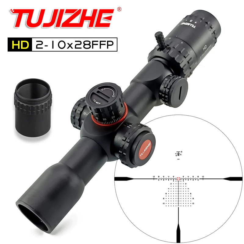 Tujizhe Hd 2-10x28ffp Hunting Scope First Focal Plane Riflescopes ...