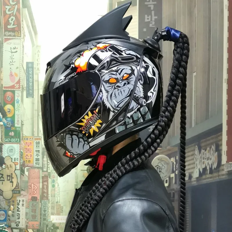 Motorcycle-Full-Face-Helmet-Motorcycle-Racing-Double-Mirror-Helmet-with ...