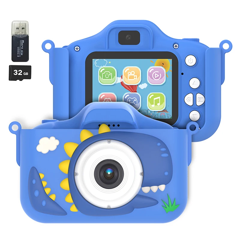 Kid-s-Cartoon-Mini-Camera-1080P-Selfie-Crian-a-V-deo-Digital-Camera ...