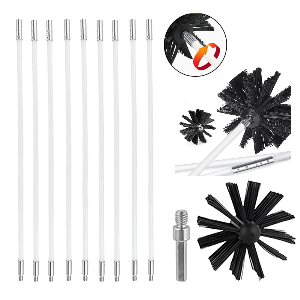 Chimney-Brush-Set-with-Long-Handle-Rods-Flue-Sweeping-Brush-100-150mm ...