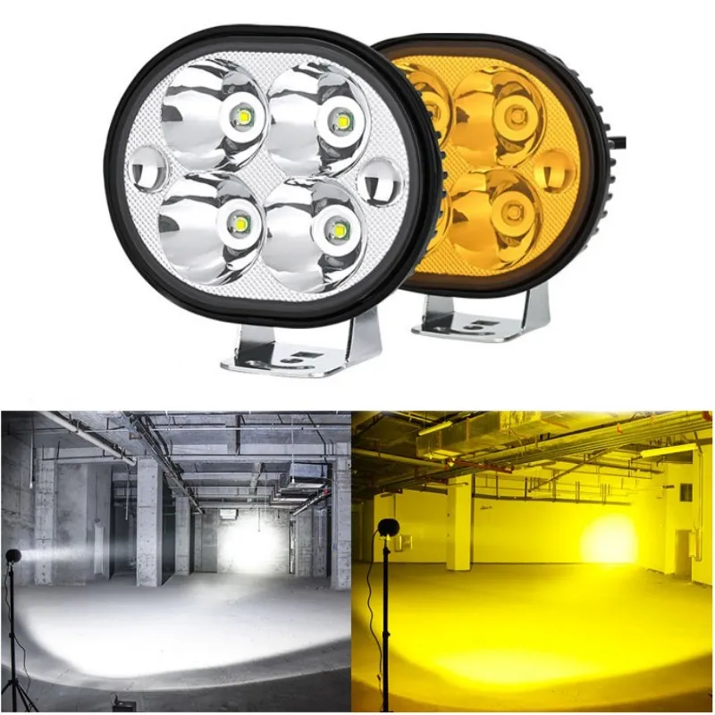 40w led flash Spotlight Car headlight Projector beam Auto Bullbar Roof ...