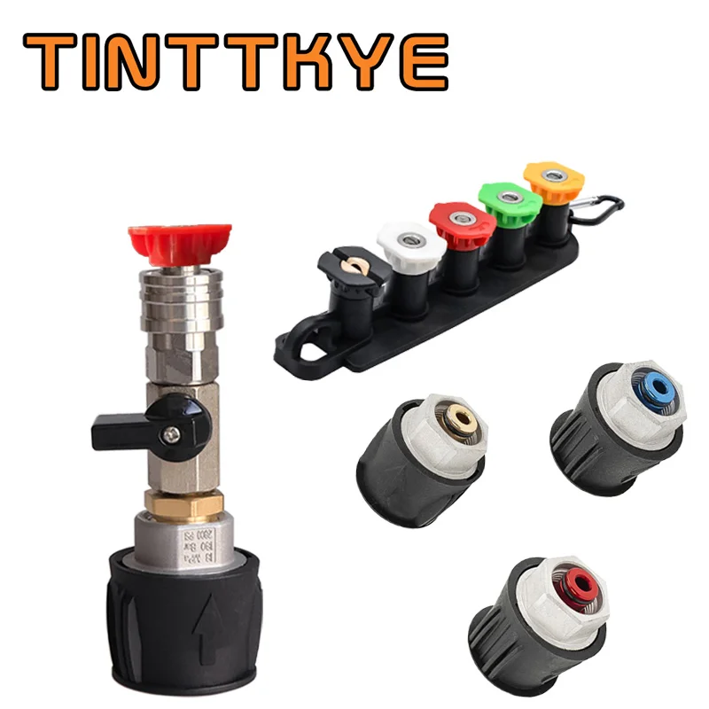 1/4 Quick Connect Valve Control Water Flow For Karcher Parkside Nilfisk ...