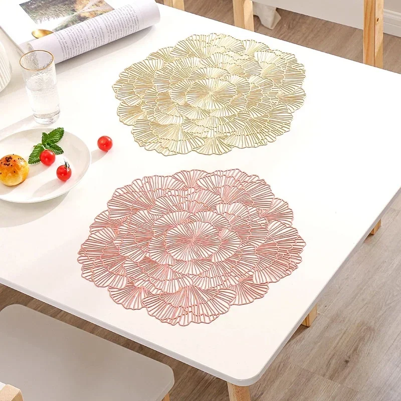Placemat PVC Washable Mats for Dining Table Decor Mat Non-slip Placemat ...