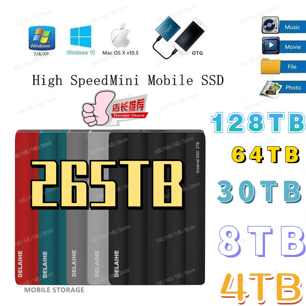 Portable-Original-SSD-256TB-64TB-Hard-Drive-1TB-2TB-4TB-8TB-16TB ...