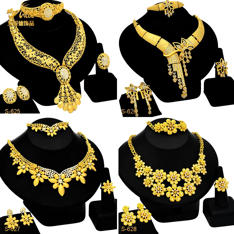 ANIID-Dubai-Ethiopian-Gold-Plated-Luxury-Necklace-Jewelry-Set-For-Women ...