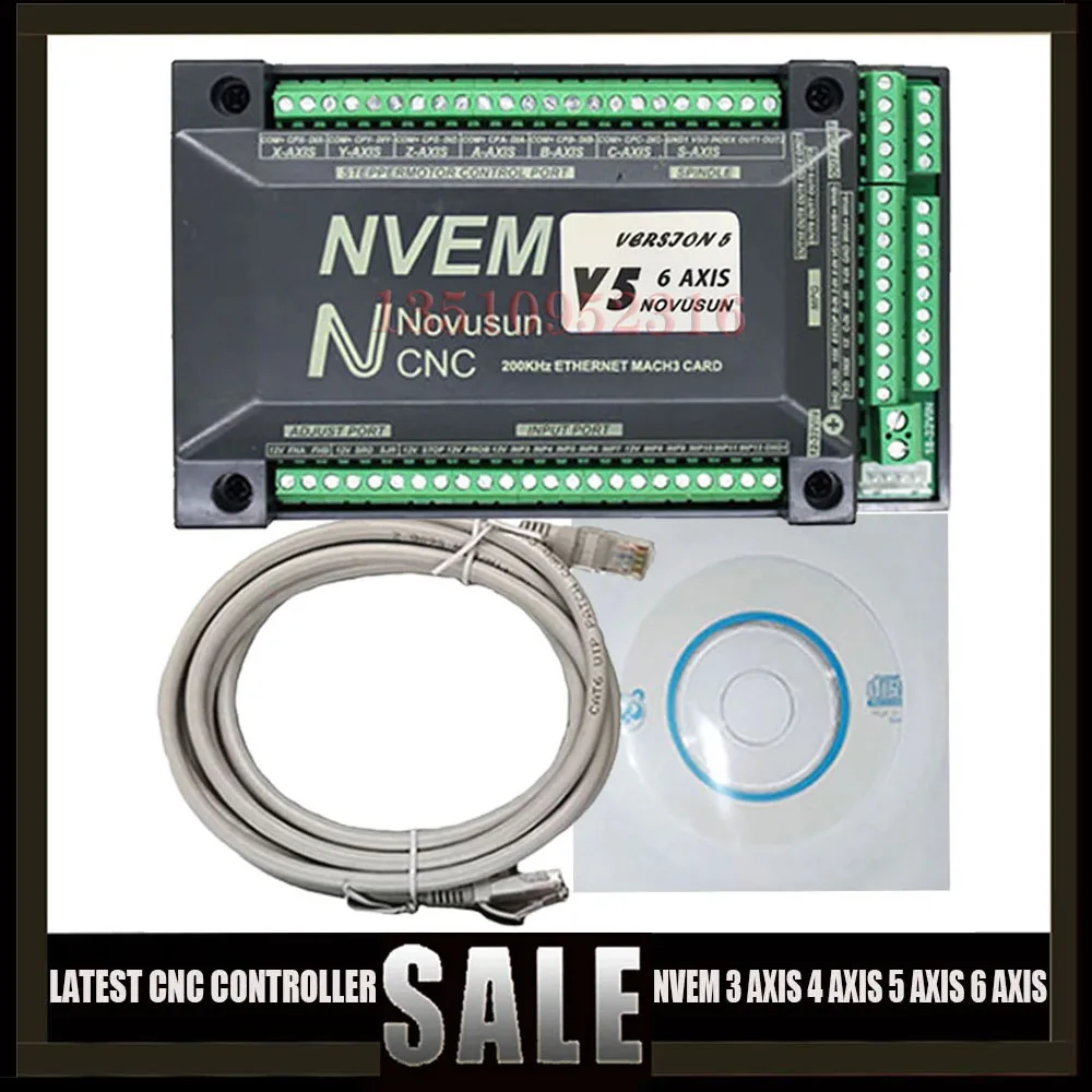 NEW-2024-Latest-CNC-motion-controller-NVEM-V5-upgrade-3axis-4axis-5axis ...