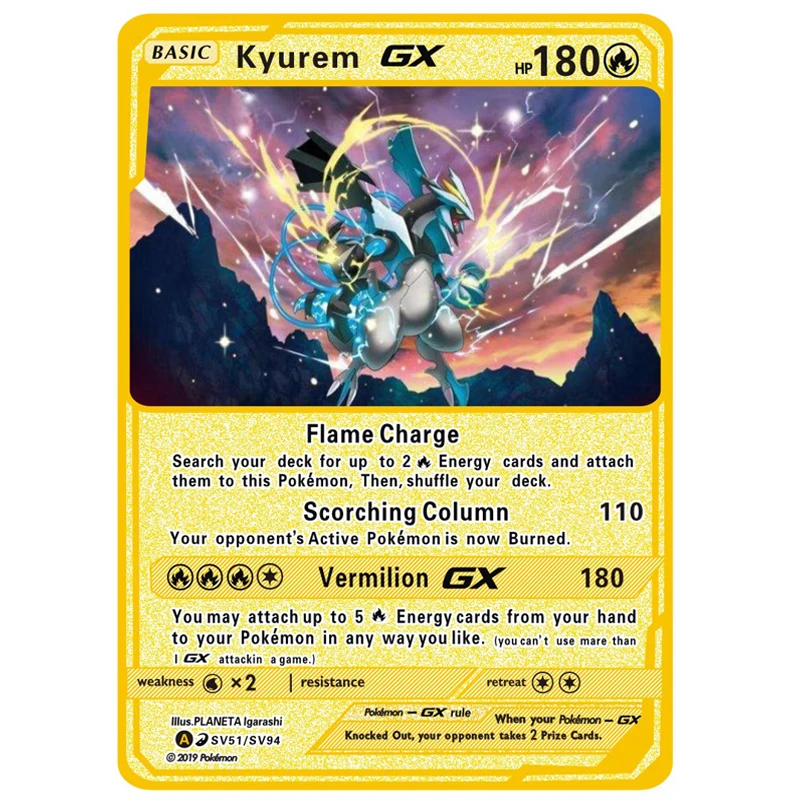 Mega Reshiram Card