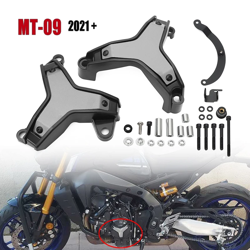 New For Yamaha Mt-09 Mt 09 2021 Motorcycle Side Engine Guard Protection ...