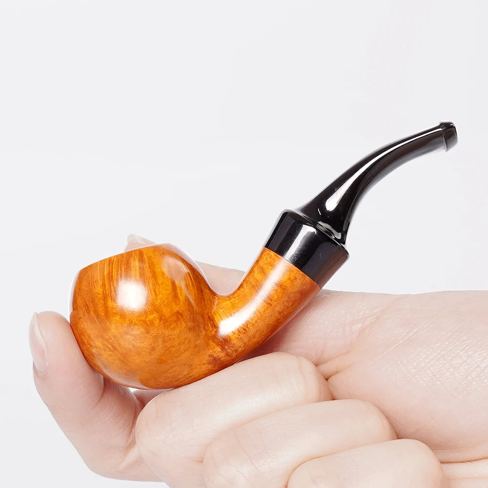MUXIANG-Mini-cachimbo-de-madeira-Briar-pequeno-cachimbo-Apple-com-al-a ...