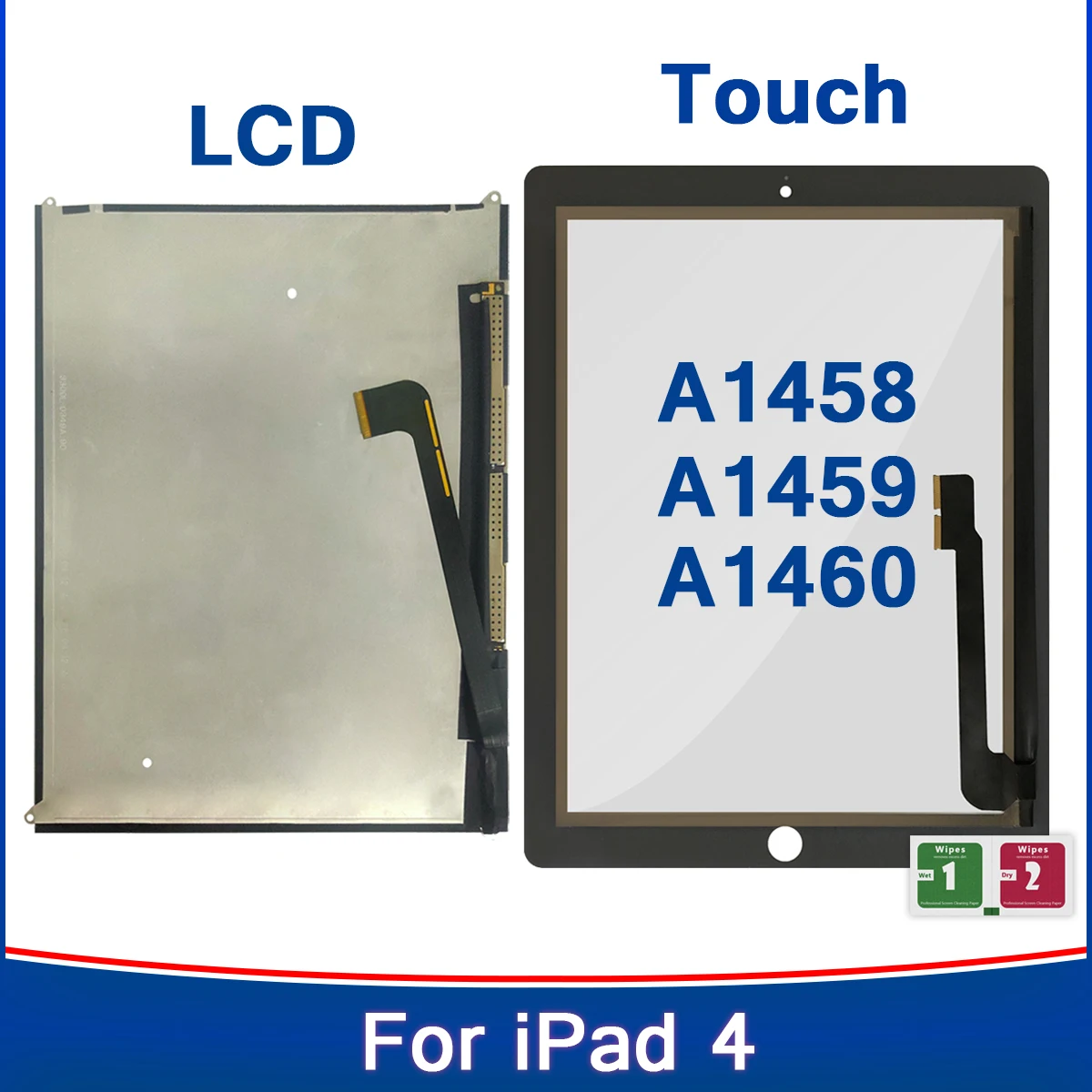 AAA-For-iPad-4-LCD-Touch-Screen-Digitizer-For-iPad4-A1458-A1459-A1460 ...