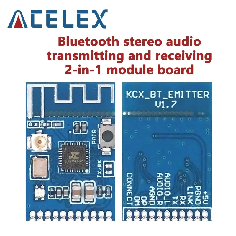 Bluetooth 5.3 Stereo Audio Transmission and Reception Two in One Module ...