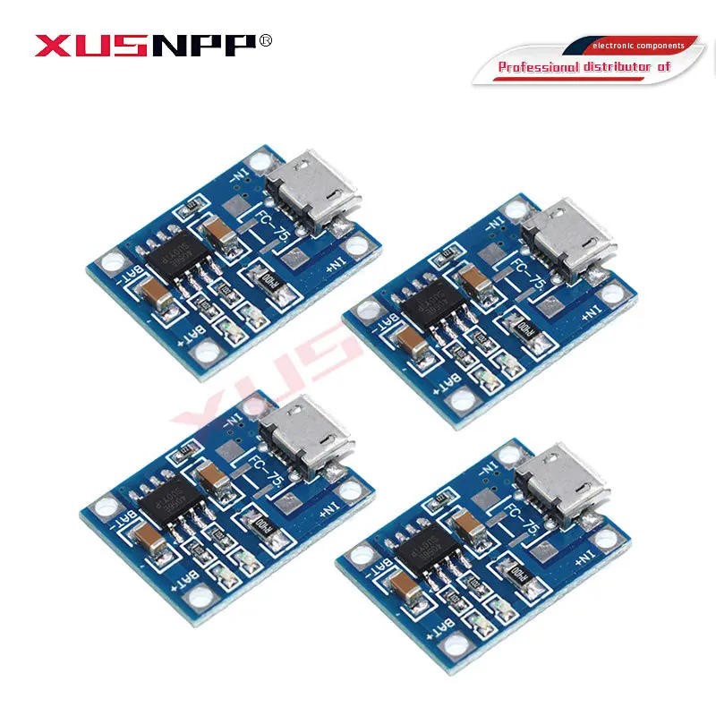 5pcs-TP4056-1A-Lipo-Battery-Charging-Board-Charger-Module-lithium-battery-DIY-MICRO-Port-Mike ...