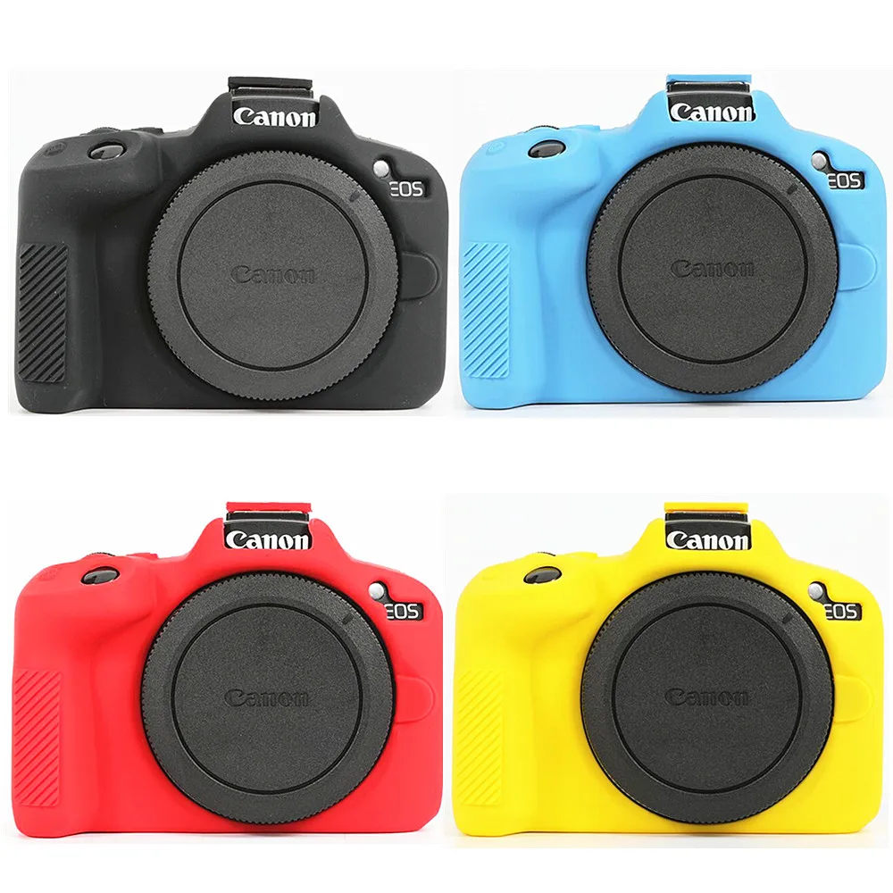 For-Canon-EOS-R50-Silicone-Armor-Skin-Case-Protective-Body-Cover ...