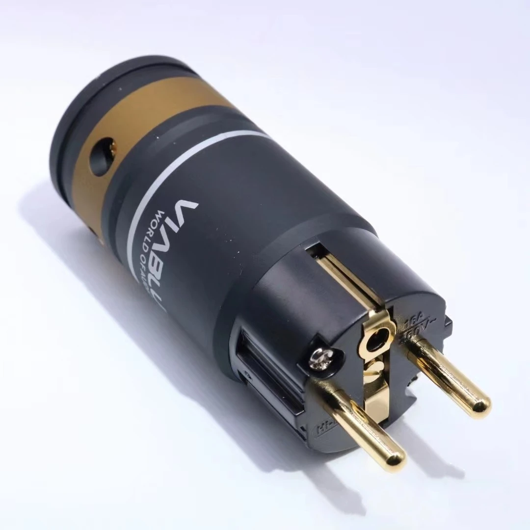 German-VIABLUE-US-Power-Plug-T6S-Gold-Plated-IEC-Fever-Plug-Tail-Plug ...