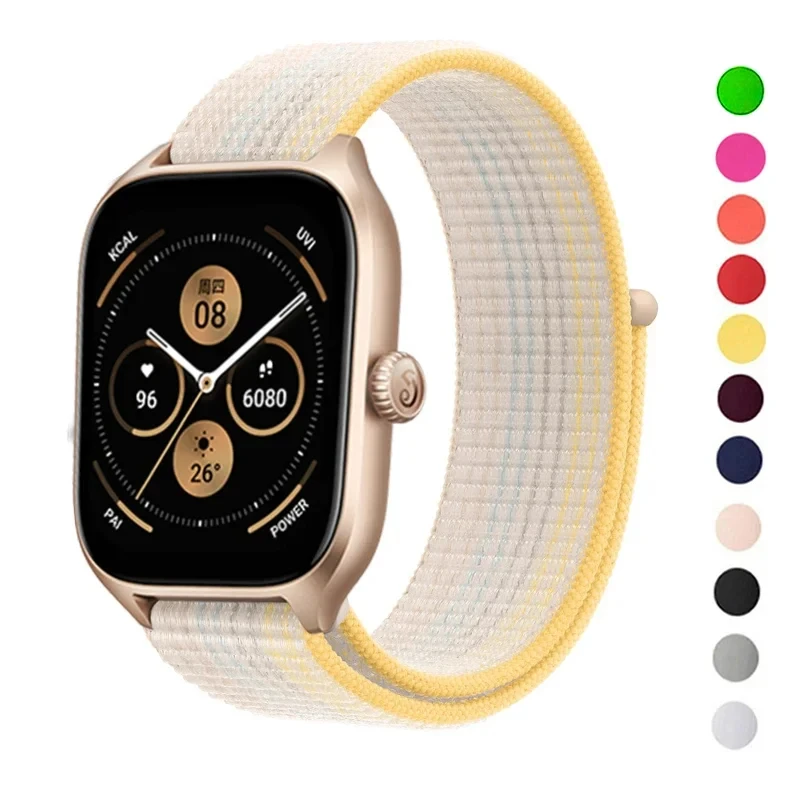 Nylon Loop Band For Amazfit GTS 4/3/2/2e Mini/GTR 4/3/Pro/stratos Nylon ...
