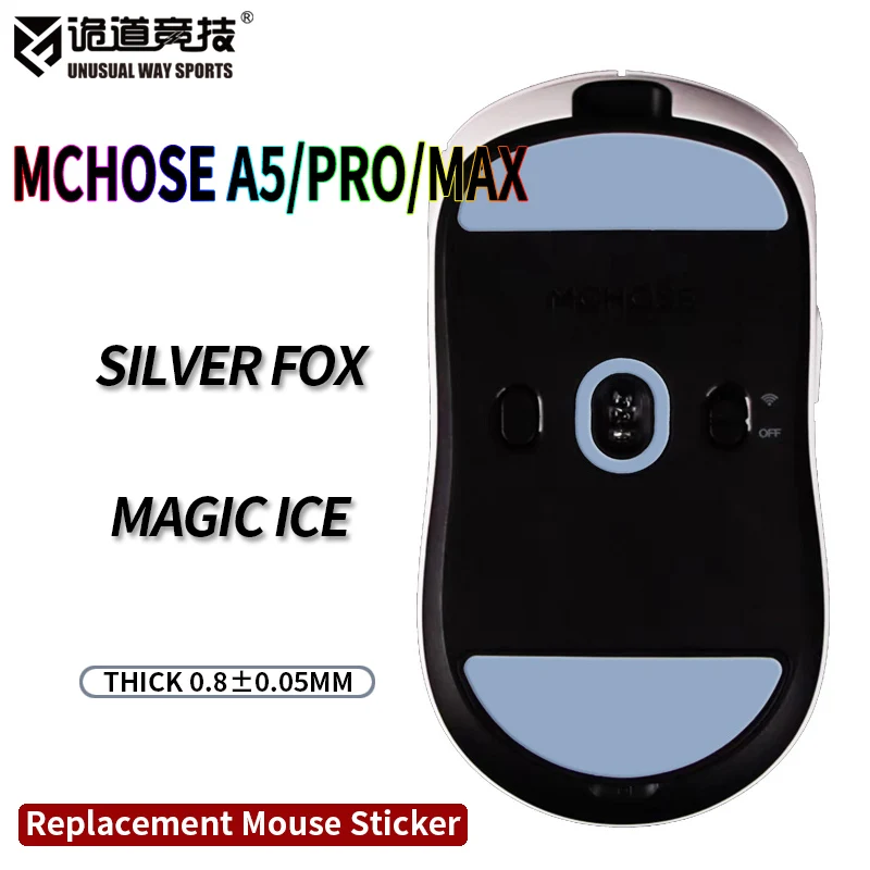 Unusual-Way-Sports-Mouse-Sticker-Feet-MCHOSE-A5-Promax-Cambered-Surface-PTFE-Anti-Collapse-Magic ...