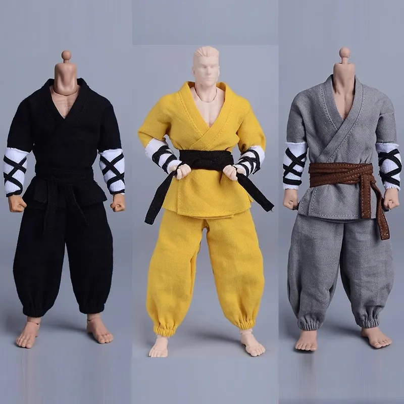 1/12 Ancient Soldier Clothing Accessories Shaolin Temple Kung Fu Monk ...