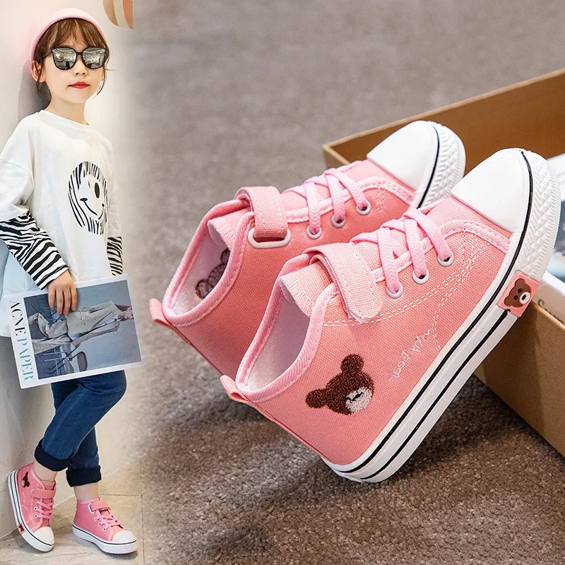 Spring-Autumn-Children-Canvas-Shoes-Boy-Girl-Animal-Patterns-High-Top ...