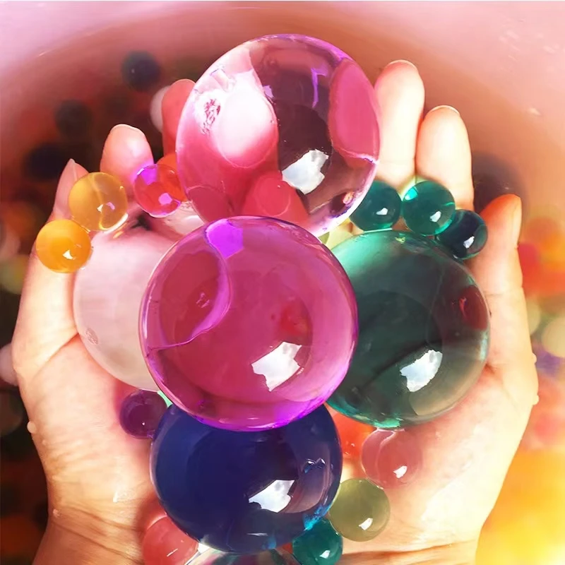 50-100pcs-lot-Large-Hydrogel-Pearl-Shaped-Crystal-Soil-Water-Beads-Mud ...