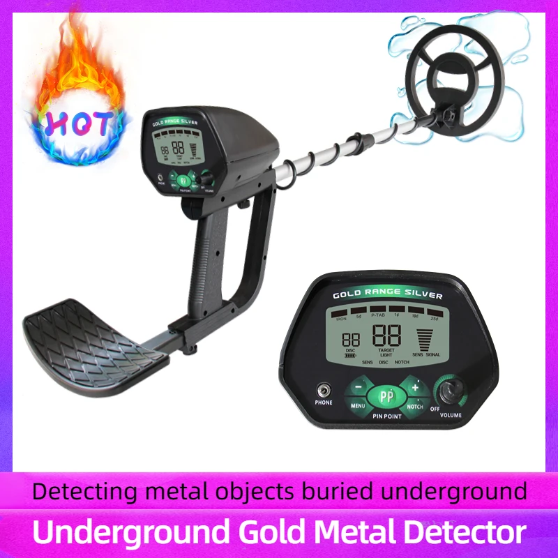 MD-4090 Metal Detector Underground High Accuracy Gold Detectors ...