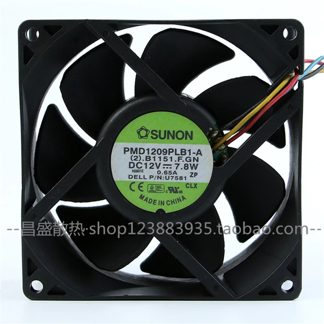 original PMD1209PLB1-A 12V 7.8W 9CM 9032 4-wire PWM server chassis ...