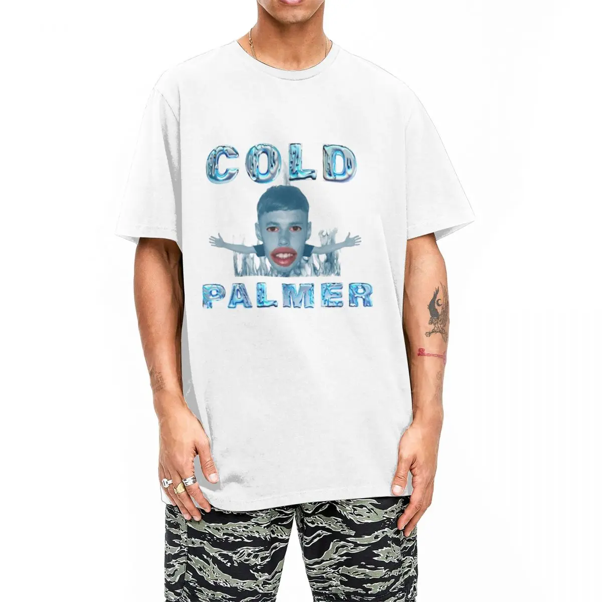 Cold-Palmer-Meme-Graphic-Cole-Palmer-T-Shirt-Adult-Streetwear-Cotton-T ...