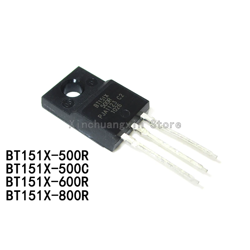5PCS-BT151X-500R-BT151X-500C-BT151X-600R-BT151X-800R-TO-220F-Thyristor ...