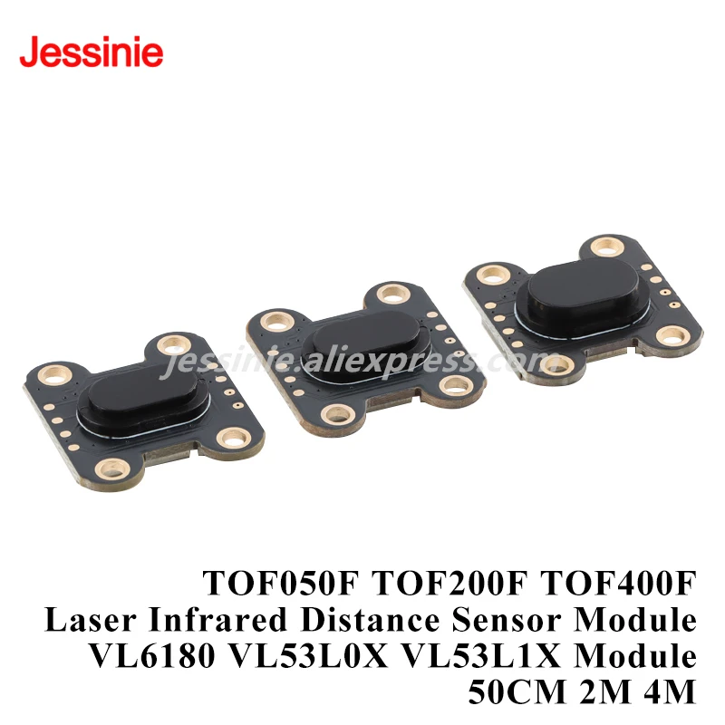 5pcs/1pc TOF050F TOF200F TOF400F Laser Infrared Distance Sensor Module ...