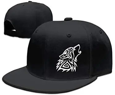 Mens Hats Baseball Wolf | Flat Brim Caps Men | Baseball Caps Wolf ...
