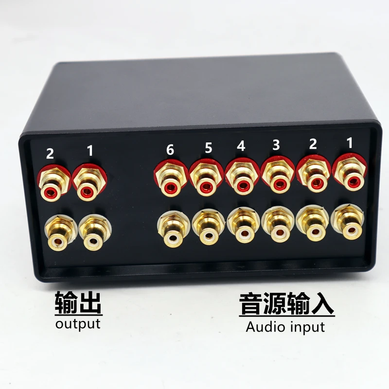 6-input-selection-2-output-audio-Select-switch-6-groups-of-signal-audio ...