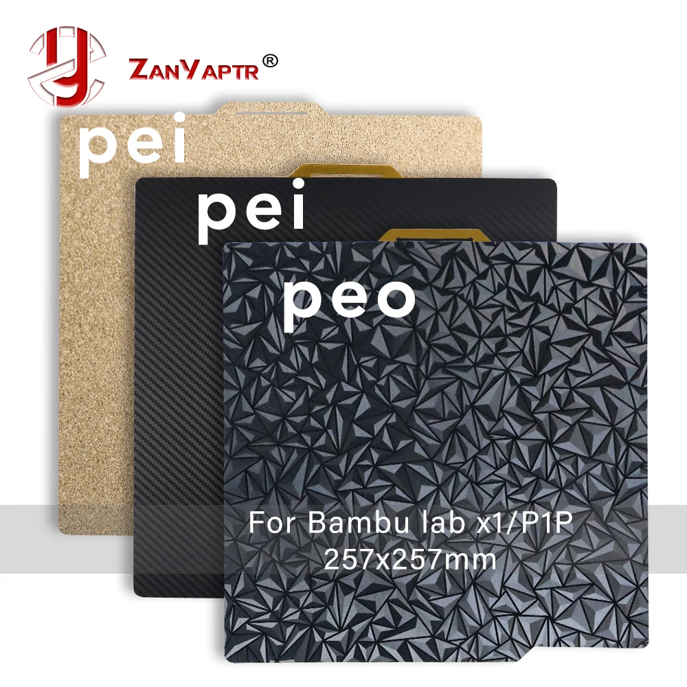 For-Bambu-Lab-x1-Build-Plate-PEI-PET-PEO-Sheet-257x257mm-Bed-Upgrade ...