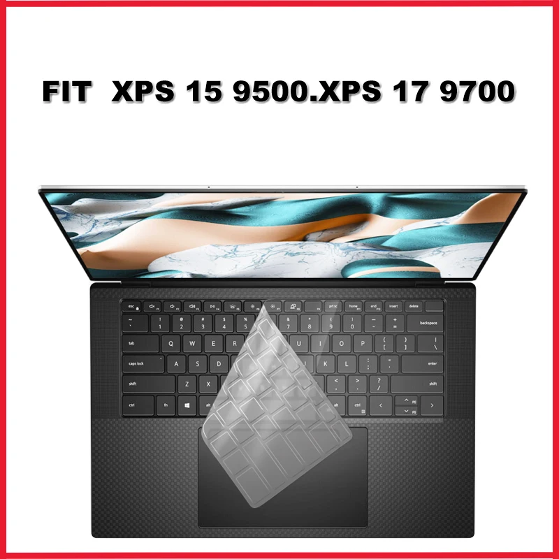 Laptop Clear Tpu Keyboard Protector Cover Guard Skin For Dell Xps 15 ...