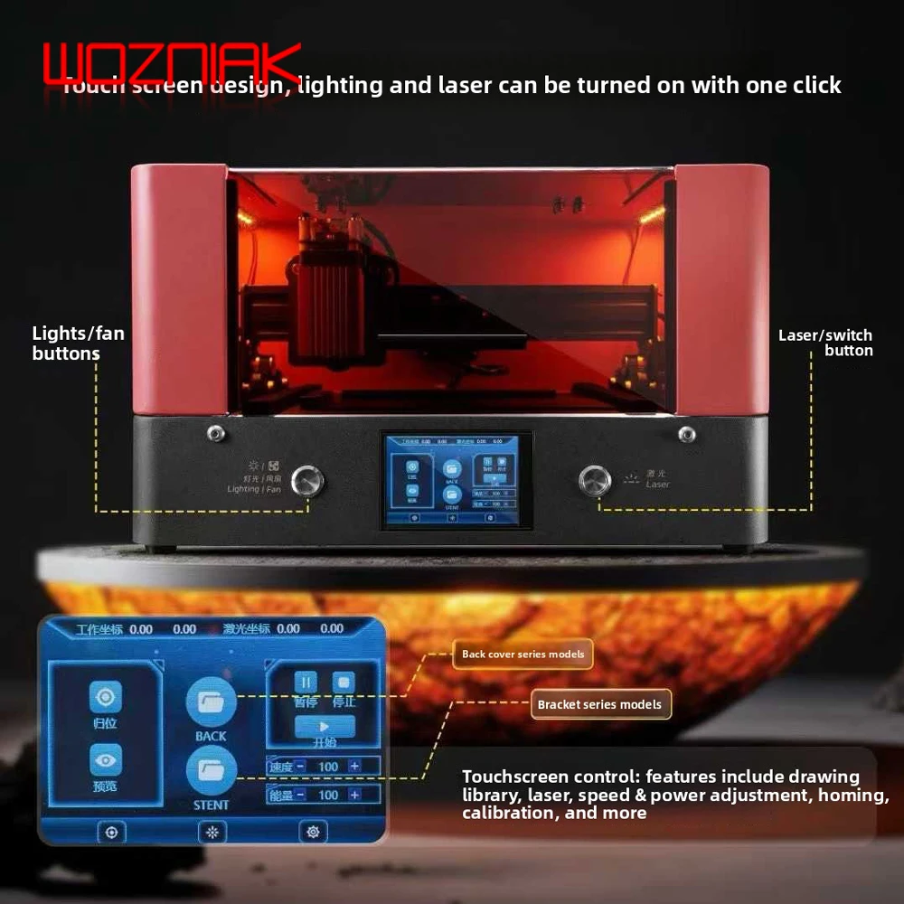 YCS MINI Laser Machine LCD Screen Separation For iPhone X-16PM Mobile ...